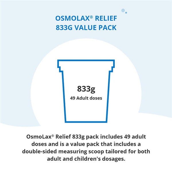 OsmoLax Relief Laxative Powder 49 Dose 833g - – STELLAR PHARMACY