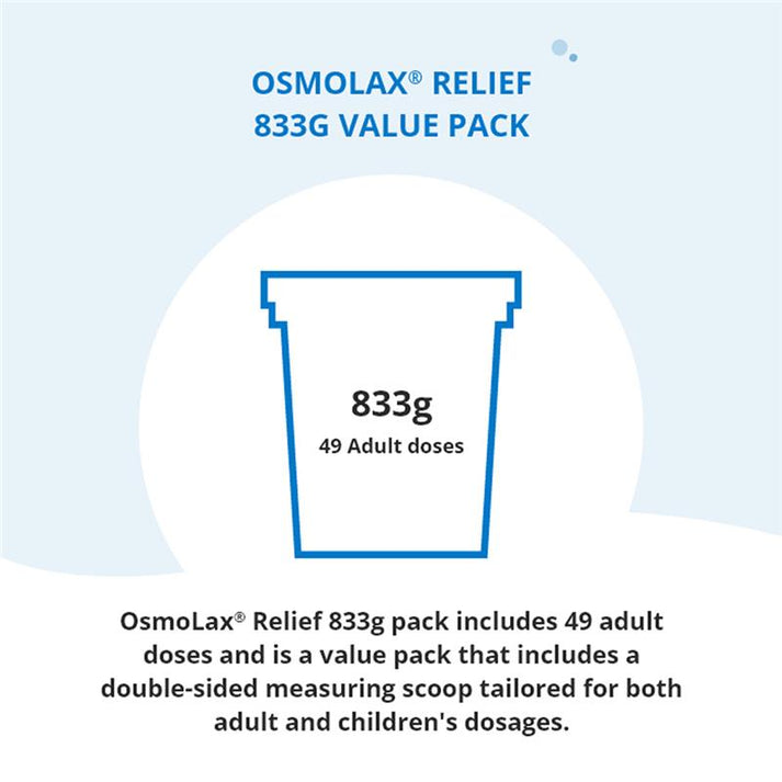 OsmoLax Relief Laxative Powder 49 Dose 833g - – STELLAR PHARMACY