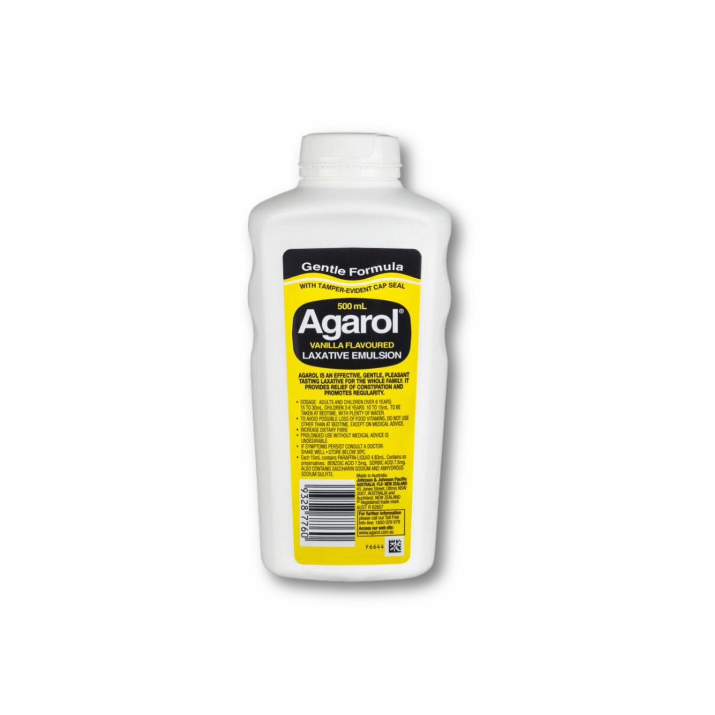 Agarol Laxative Liquid Vanilla Flavour 500mL – STELLAR PHARMACY