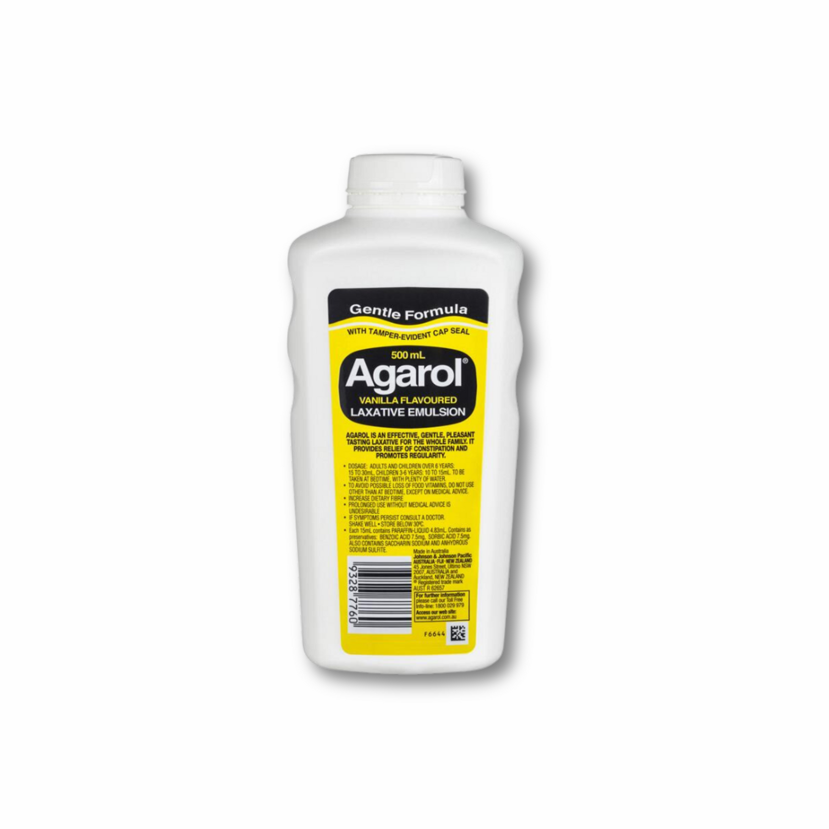 Agarol Laxative Liquid Vanilla Flavour 500mL – STELLAR PHARMACY